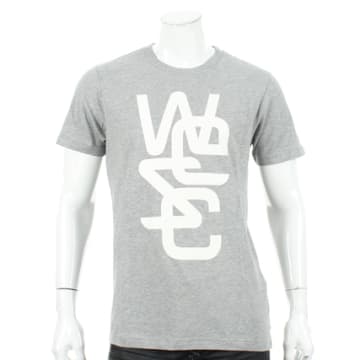 WESC - Tee Shirt Wesc Overlay Gris Chiné Blanc - LaBoutiqueOfficielle.com