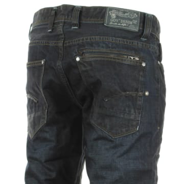 Gov Denim - Jean Gov Denim TD-3891-BL Dark Blue - LaBoutiqueOfficielle.com