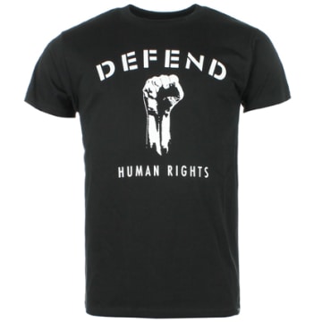 Defend Paris - Tee Shirt Defend Paris Human Rights Black ...