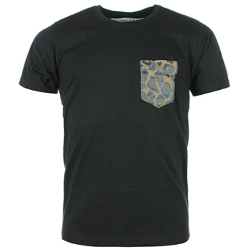 Meat Japan - Tee Shirt Meat Japan Pocket Leopard Noir ...