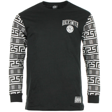 Classic Series - Tee Shirt Manches Longues Rocksmith Monogram Noir ...