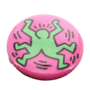 Keith Haring - Pins Keith Haring Monster Violet Vert - Ryses