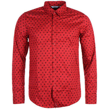 Classic Series - Chemise AK-726 Rouge - LaBoutiqueOfficielle.com