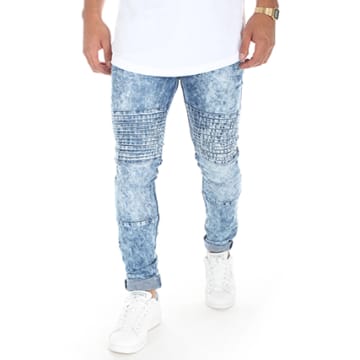 Gov Denim - Jean Slim VD-3608 Bleu Wash - LaBoutiqueOfficielle.com