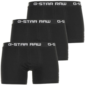 G-Star - Lot De 3 Boxers Classic Low Rise Noir - LaBoutiqueOfficielle.com