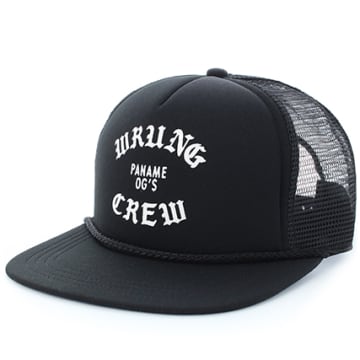 Wrung - Casquette Trucker Gang Noir - Ryses