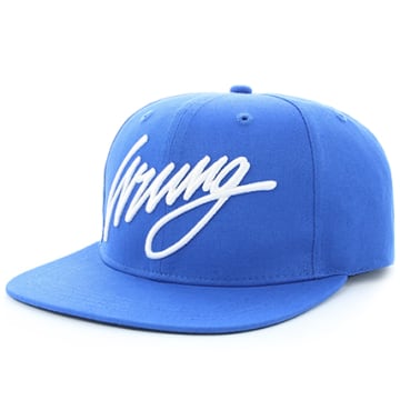 Wrung - Casquette Snapback Sigle Bleu Roi - LaBoutiqueOfficielle.com
