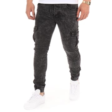 Gov Denim - Jogger Pant VD-3611-2 Noir - LaBoutiqueOfficielle.com