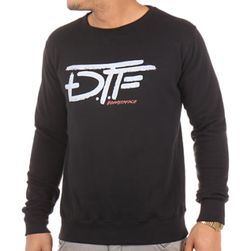 DTF - Sweat Crewneck Classic Noir - LaBoutiqueOfficielle.com