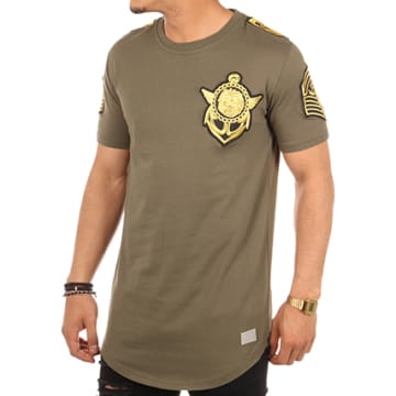 VIP Clothing - Tee Shirt Oversize W1705 Vert Kaki ...