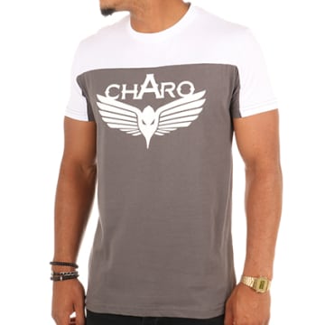 Charo - Tee Shirt Statement Gris - LaBoutiqueOfficielle.com