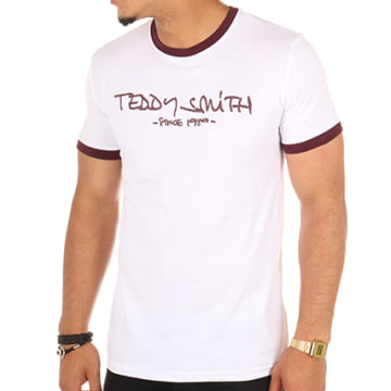Teddy Smith - Tee Shirt Ticlass 3 Blanc - LaBoutiqueOfficielle.com