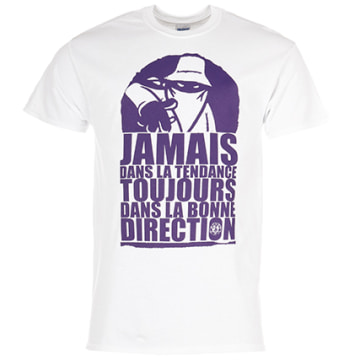 Scred Connexion - Tee Shirt Logo Blanc Violet - LaBoutiqueOfficielle.com