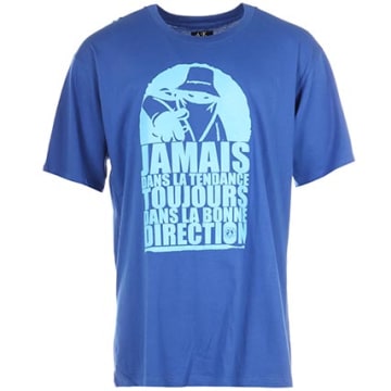 Scred Connexion - Tee Shirt Logo Bleu Marine et Turquoise - LaBoutiqueOfficielle.com