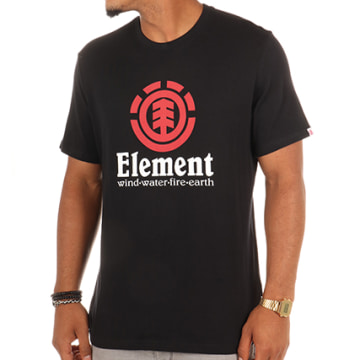 Element - Tee Shirt Vertical Noir - LaBoutiqueOfficielle.com