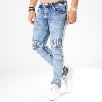 Gov Denim - Jean Slim 3619-1 Bleu Denim - LaBoutiqueOfficielle.com