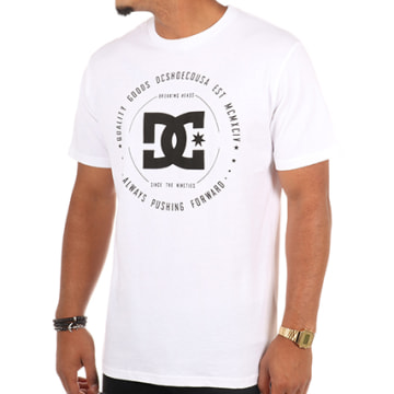 DC Shoes - Tee Shirt EDYZT03728 Blanc - LaBoutiqueOfficielle.com