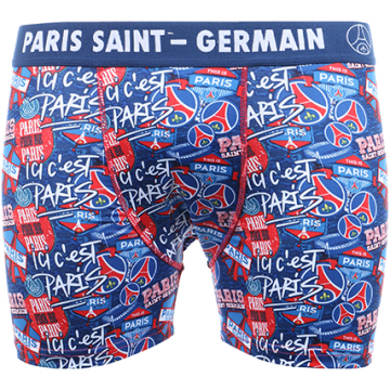 PSG - Boxer P11567 Bleu Marine Rouge - LaBoutiqueOfficielle.com