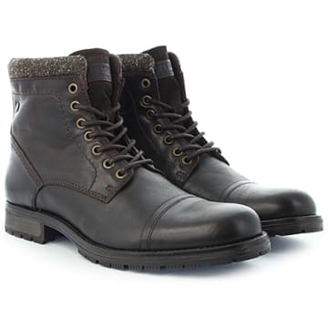 Jack And Jones - Boots Marly Leather 12125323 Bison - Ryses