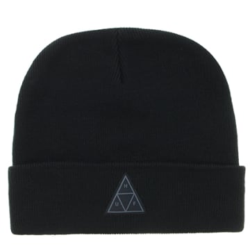 HUF - Bonnet Triple Triangle Noir - Ryses