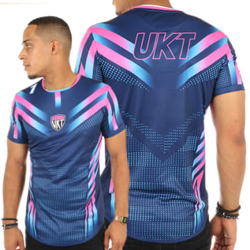 Unkut - Tee Shirt Oversize Munich Bleu Marine Rose ...