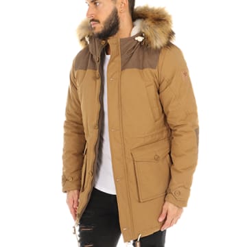 Two Angle - Parka Fourrure Sanory Camel - LaBoutiqueOfficielle.com