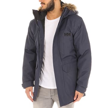 Helly Hansen - Parka Fourrure Dublin Bleu Marine - LaBoutiqueOfficielle.com