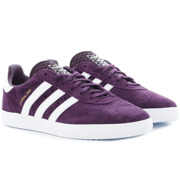 Adidas Originals - Baskets 350 BY9766 Red Night Footwear White Gold ...