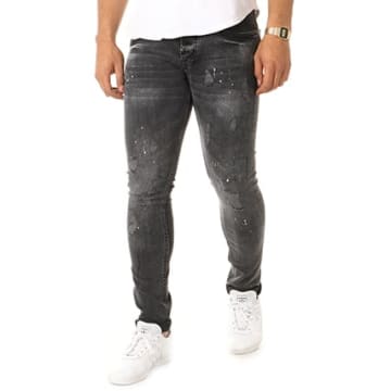 John H - Jean Slim JH36 Gris Anthracite - LaBoutiqueOfficielle.com