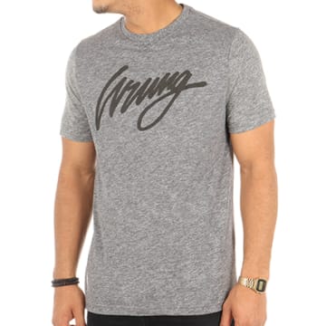 Wrung - Tee Shirt Signature Gris Chiné - Ryses