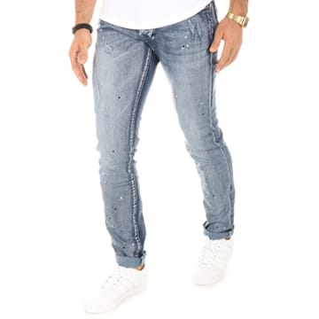 Gov Denim - Jean Slim 3652 Bleu Denim - LaBoutiqueOfficielle.com