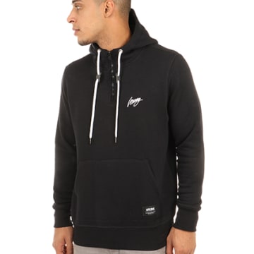 Wrung - Sweat Capuche Kyla Noir - LaBoutiqueOfficielle.com