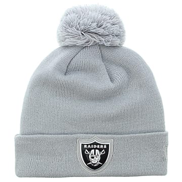 New Era - Bonnet Logo Dhine Bobble Oakland Raiders Gris ...