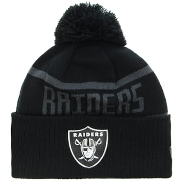 New Era - Bonnet Black Collection Oakland Raiders NFL Noir ...