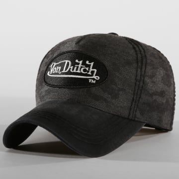 Von Dutch - Casquette Ethan Noir Camouflage - LaBoutiqueOfficielle.com