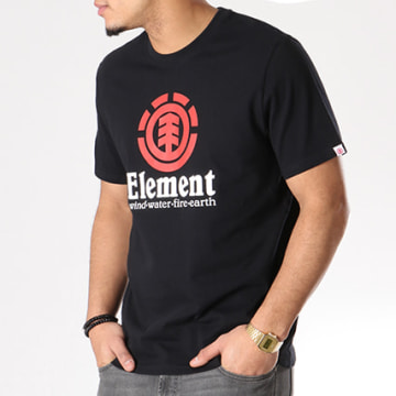 Element - Tee Shirt Vertical Noir - LaBoutiqueOfficielle.com
