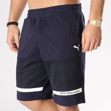 Puma - Short Jogging BMW Motorsport 575261 01 Bleu Marine - Ryses