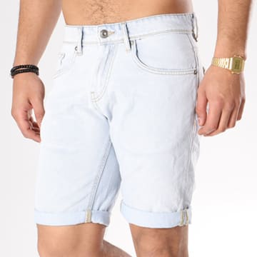 Celio - Short Jean Lobleachbm Bleu Wash - LaBoutiqueOfficielle.com