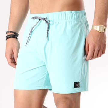 Volcom - Short De Bain Case Stoney Bleu Clair - LaBoutiqueOfficielle.com