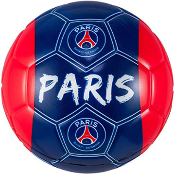 PSG - Ballon De Plage Mousse Paris Saint-Germain Bleu Marine Rouge ...