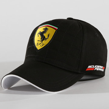 Ferrari - Casquette Quilt Stitch Noir - LaBoutiqueOfficielle.com