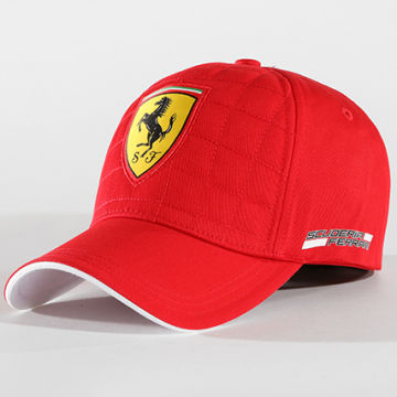 Ferrari - Casquette Quilt Stitch Rouge - LaBoutiqueOfficielle.com