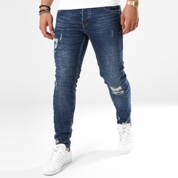 Gov Denim - Jean Slim 1853 Bleu Denim - LaBoutiqueOfficielle.com