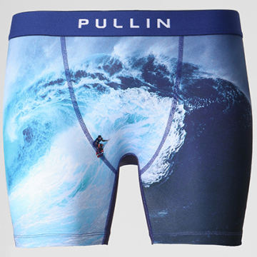 Pullin - Boxer Big Day Bleu Marine Blanc - Ryses