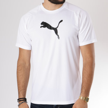 Puma - Tee Shirt De Sport Liga Sideline 655321 Blanc Noir ...