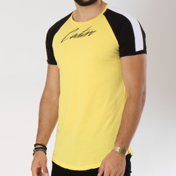 VIP Clothing - Tee Shirt Oversize 1903 Jaune Noir Blanc ...