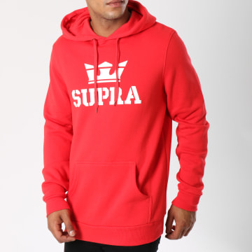Supra - Sweat Capuche Above Rouge - LaBoutiqueOfficielle.com