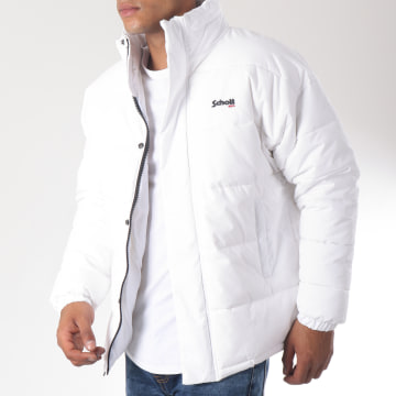 Schott NYC - Doudoune Nebraska Blanc - LaBoutiqueOfficielle.com