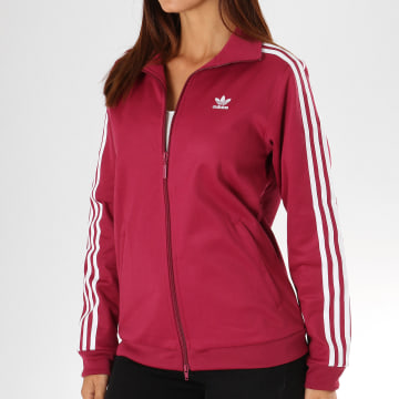 Adidas Originals - Veste Zippée Femme BB DH3193 Bordeaux ...