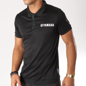 Yamaha - Polo Manches Courtes De Sport Micro Noir ...